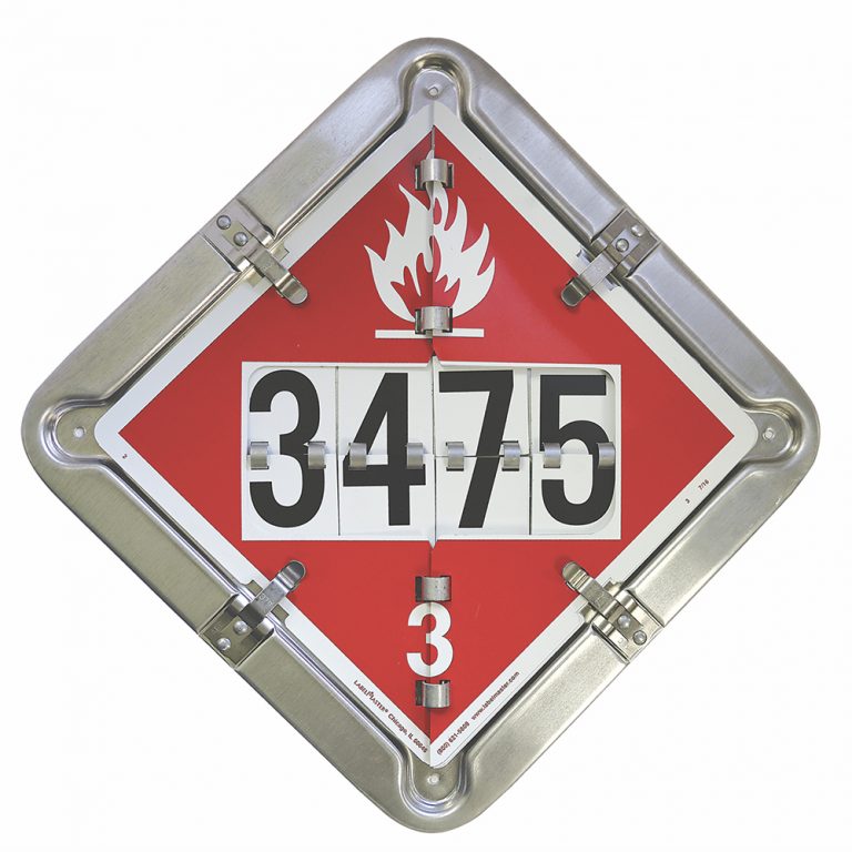 D.O.T. Flip and Slip Placards - Ms. Carita Safetruck