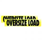 12" x 60" “OVERSIZE LOAD” Two Sided Reflective Aluminum Sign