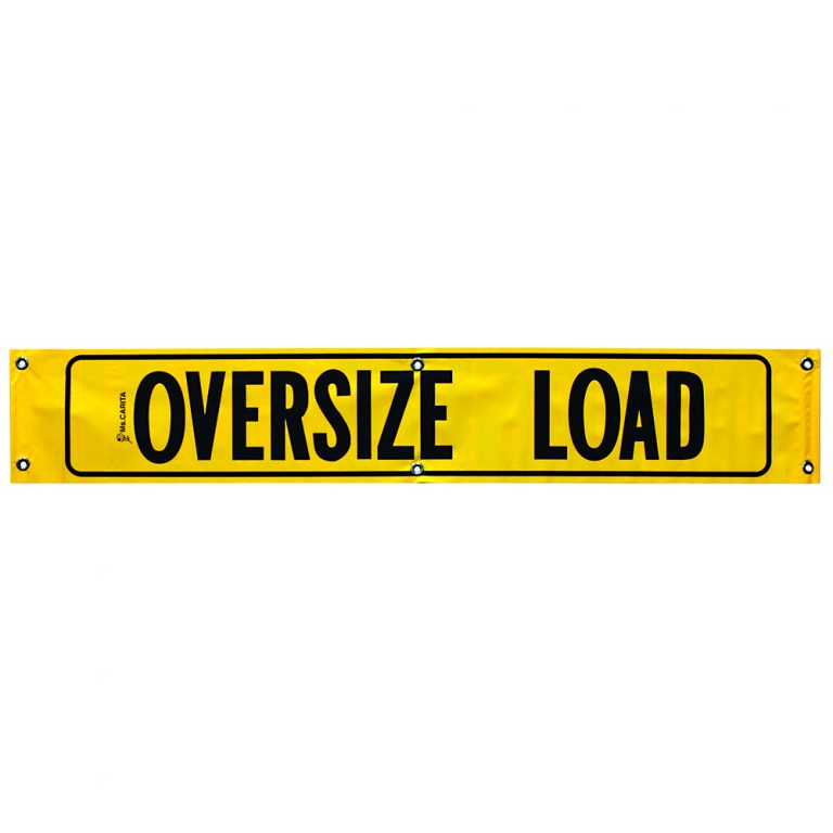 12x72 OVERSIZE LOAD WITH BORDER BANNER