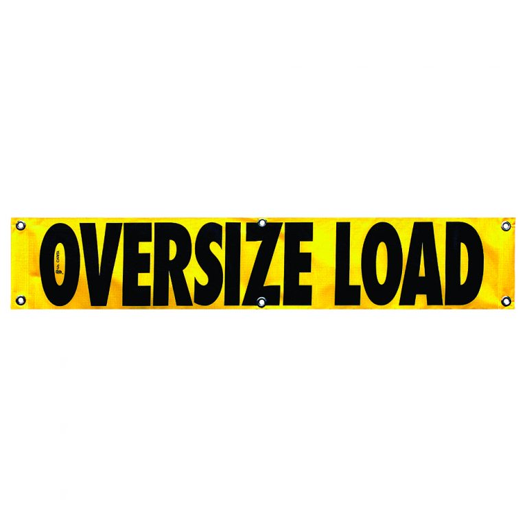 12x60 OVERSIZE LOAD BANNER