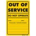 OUT OF SERVICE LABELS (ROLL OF 100) - Ms. Carita Safetruck