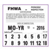 FHWA - PERIODIC INSPECTION - Ms. Carita Safetruck