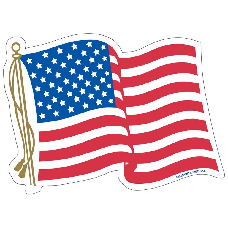 Patriotic Decals - Ms. Carita Safetruck