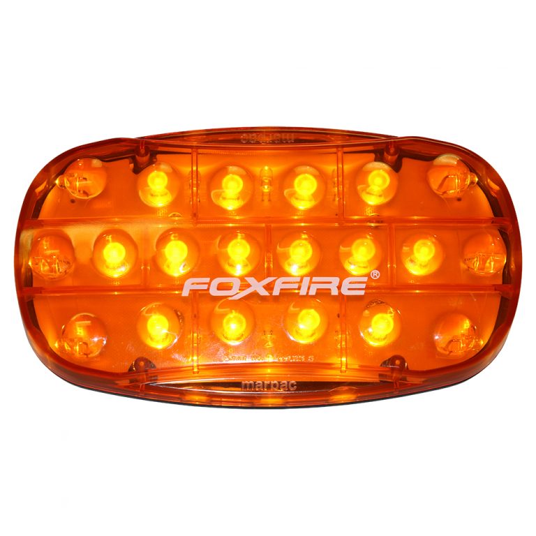 AMBER FOXFIRE LOGGER LIGHT W/BATTERIES - Ms. Carita Safetruck