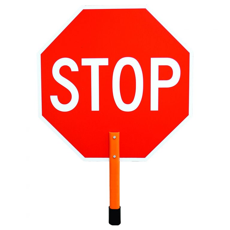 24" STOP/SLOW REFLECTIVE SIGN - Ms. Carita Safetruck