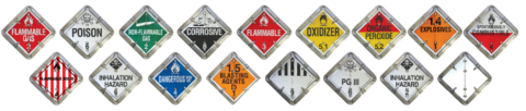D.O.T. Flip and Slip Placards - Ms. Carita Safetruck