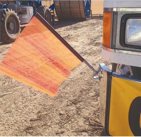 EZ-Mount Flag Assembly - Ms. Carita Safetruck